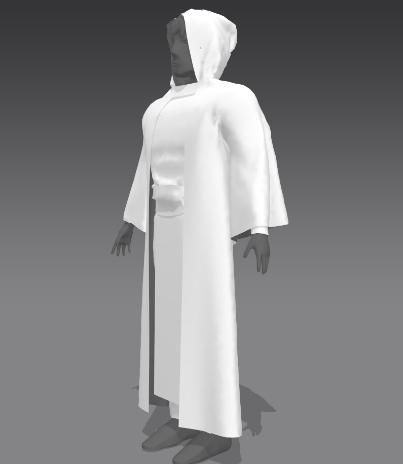 ArtStation - MY CHARACTER, UV MAPPING, WIREFRAME & CLOTHING