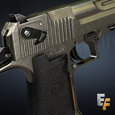 ArtStation - Earthfall - Vendetta Pistol | Desert Eagle