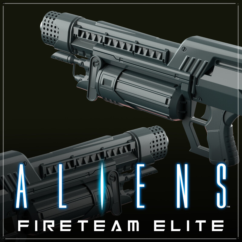 ArtStation - Aliens FireTeam Elite: X1 Fireball