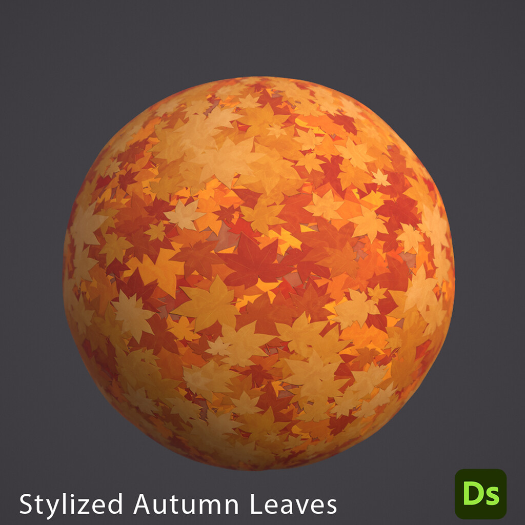 ArtStation - Stylized Autumn Leaves