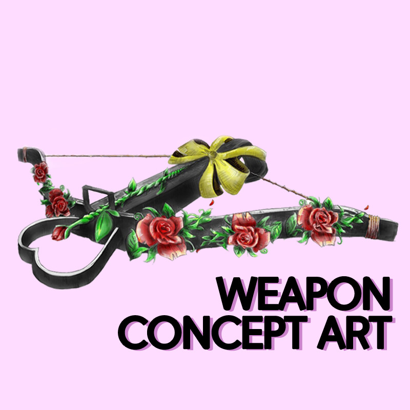 ArtStation - Weapon Concept - Flower Crossbow