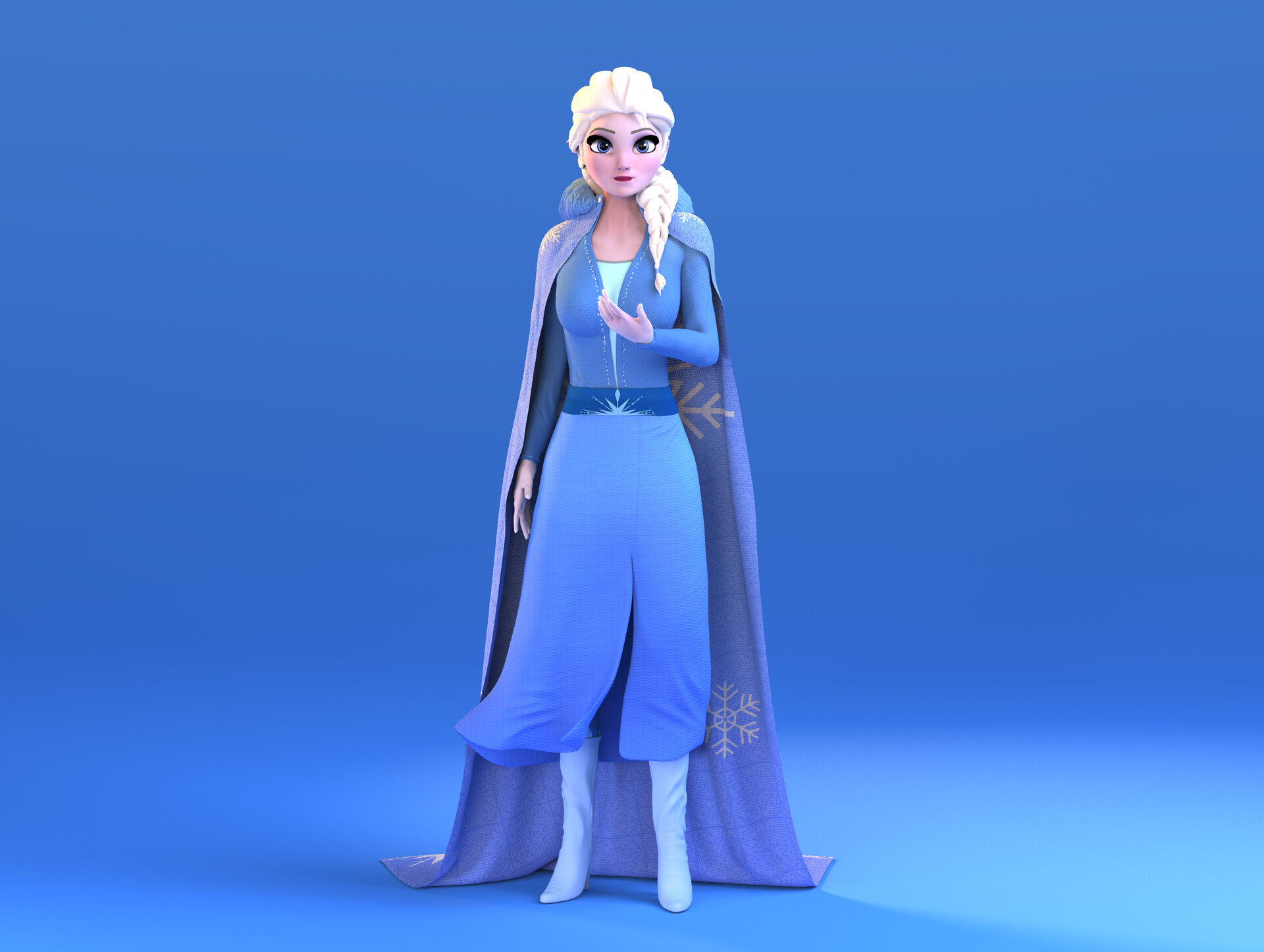 ArtStation - Elsa (Frozen 2) ️