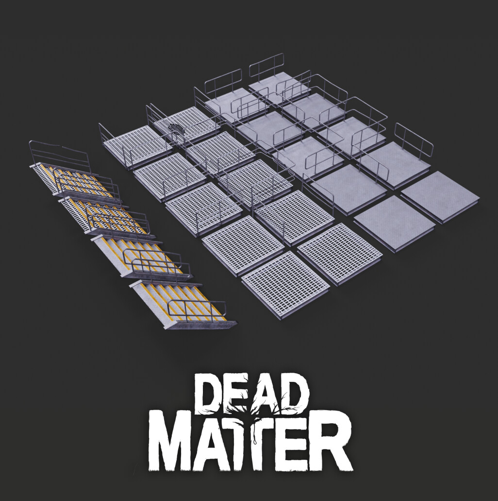 ArtStation - Industrial Catwalk Modular Kit