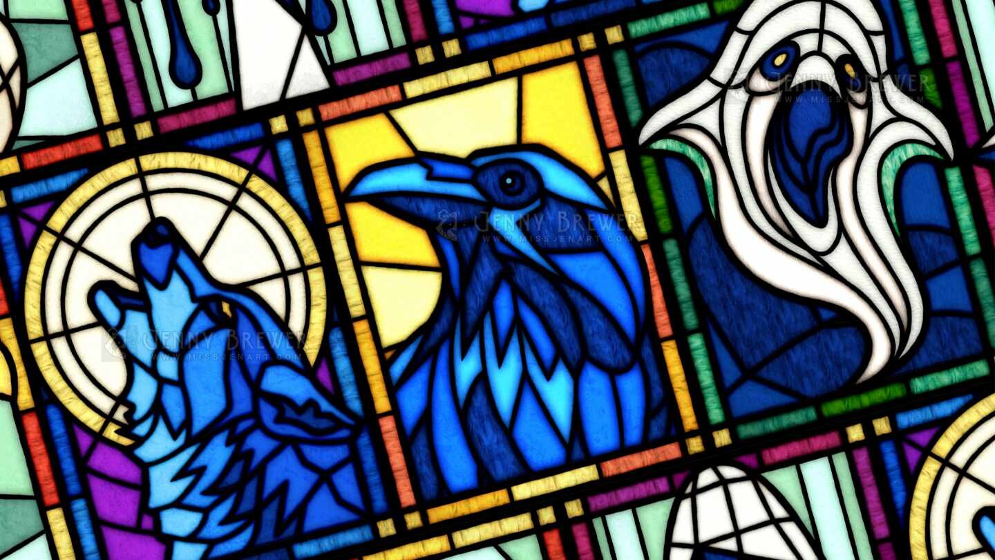 ArtStation - Stained Glass Illustrations