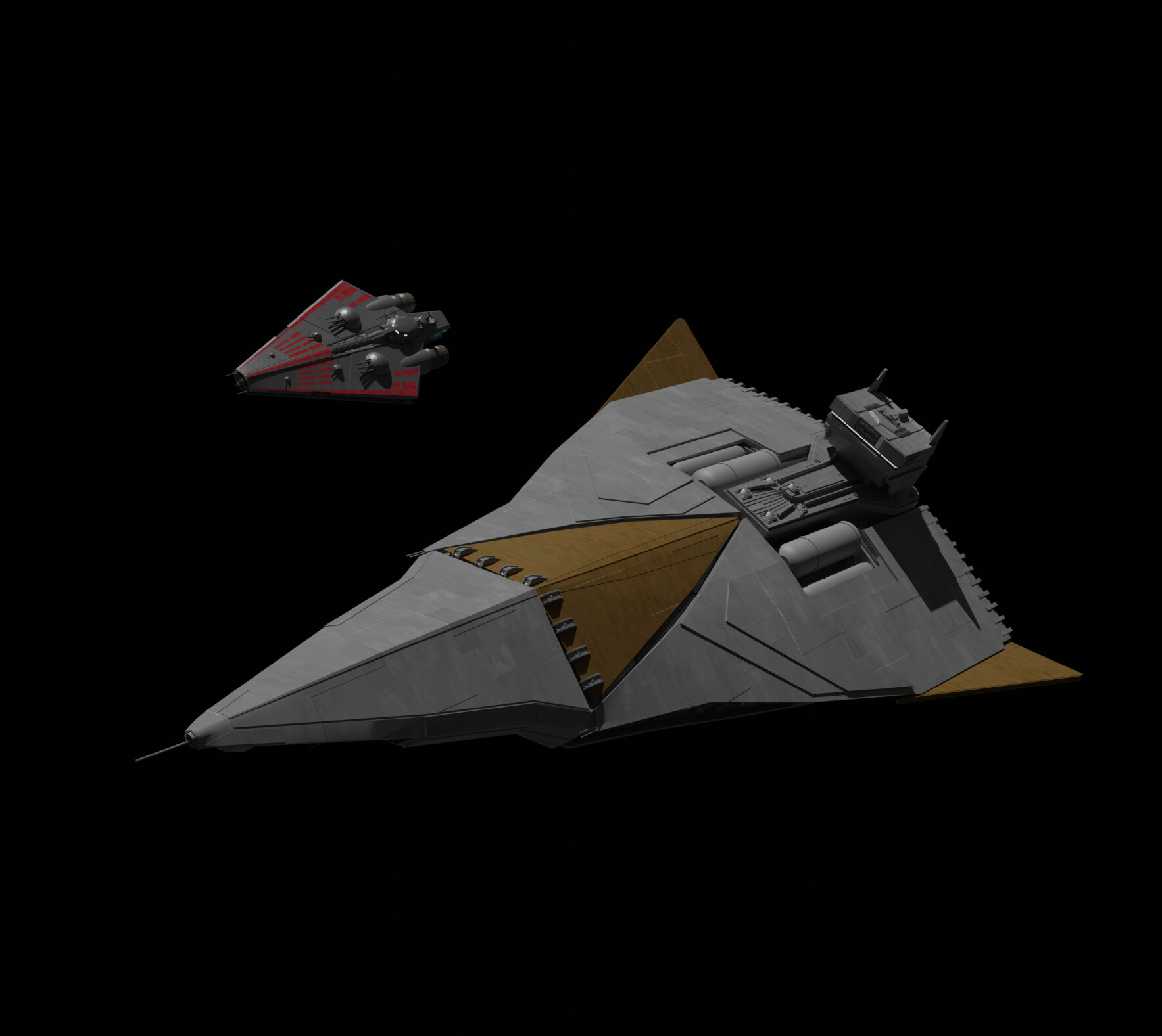 ArtStation - Star Wars Auxiliary Ship: Diligence class