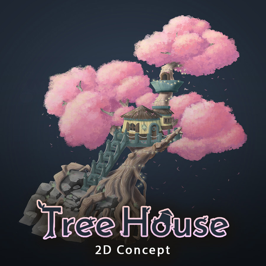 ArtStation - 2D Concept | Tree House