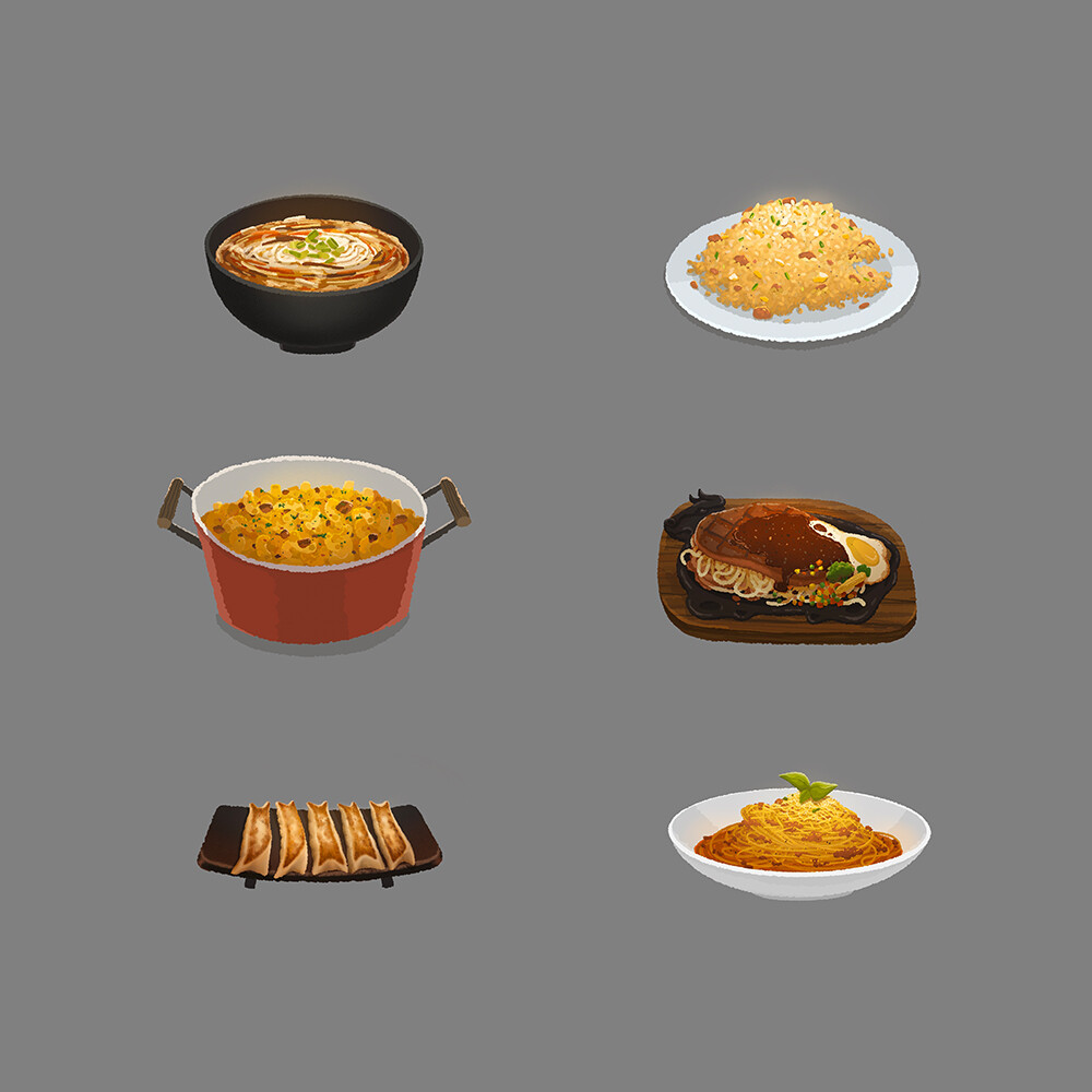 ArtStation - Food Project