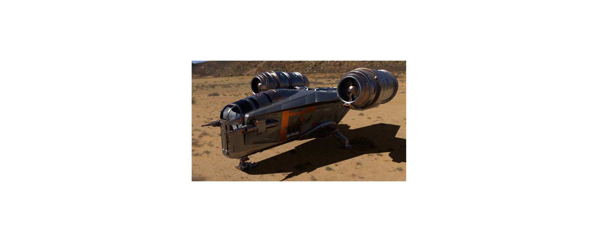 ArtStation - Razor Crest Texturing