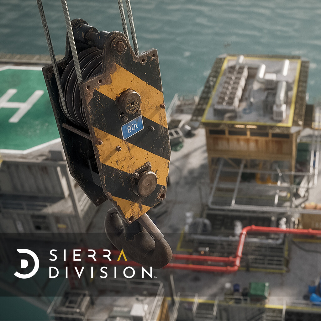 ArtStation - Modular Oil Rig and Industrial Sci Fi - Sierra Division