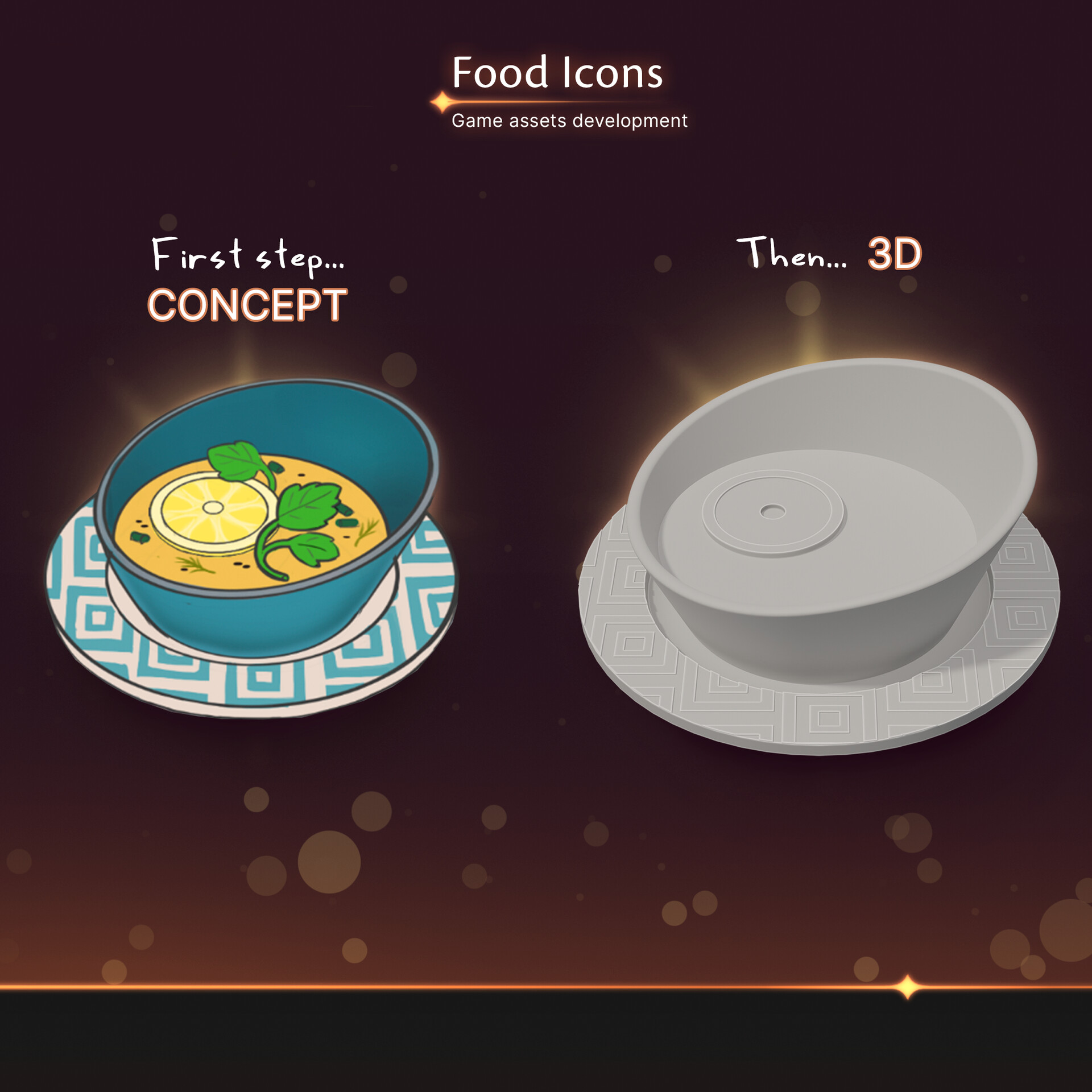 ArtStation - Food icons