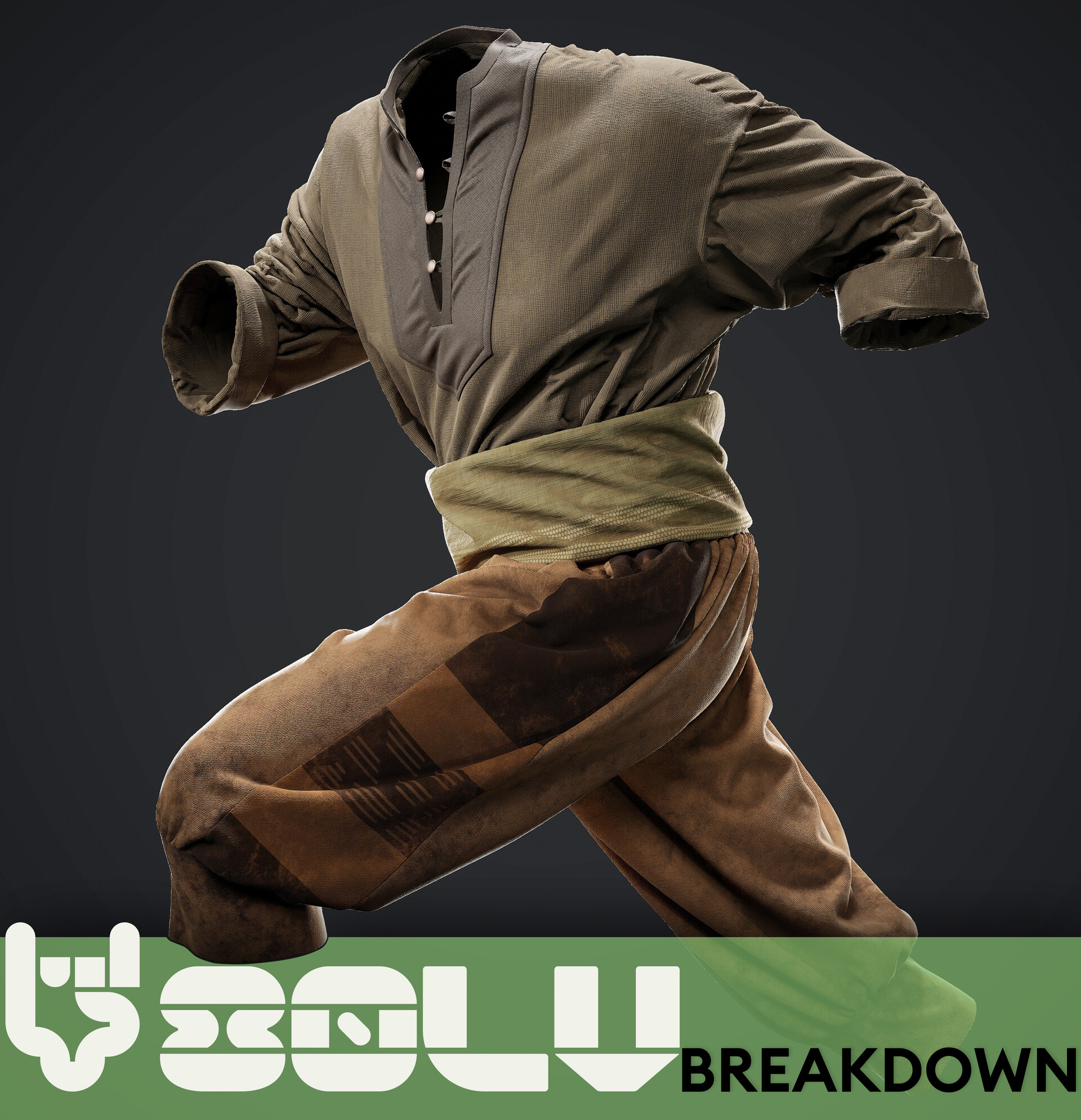ArtStation - Clothes Simulation in Marvelous Designer- Breakdown