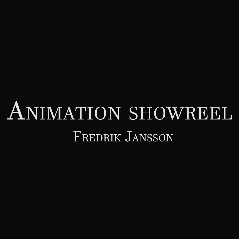 ArtStation - Animation showreel - Fredrik Jansson