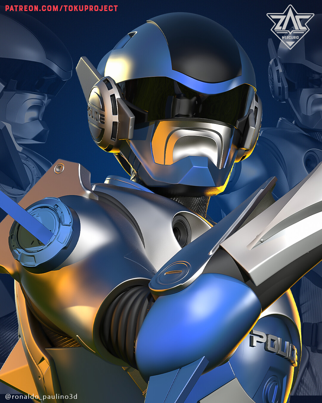 ArtStation - Cybercop Mercury