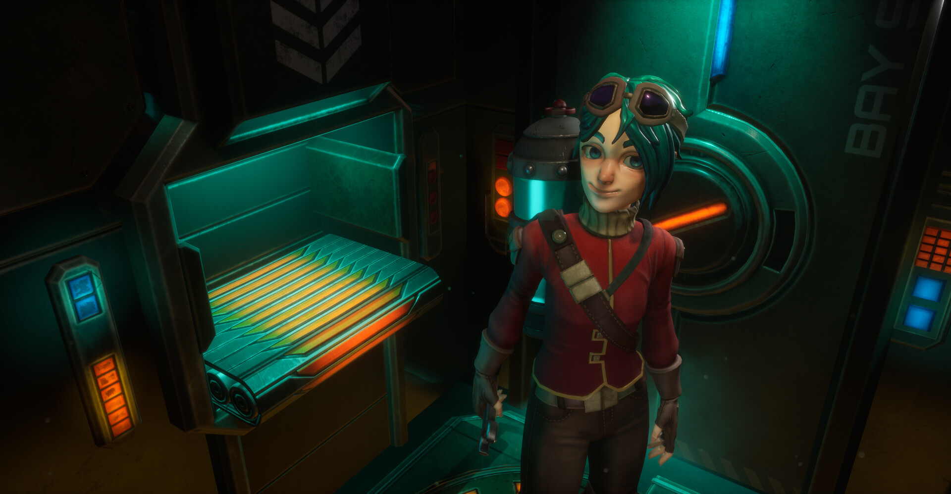 ArtStation - Engineer Elis at Bay 9