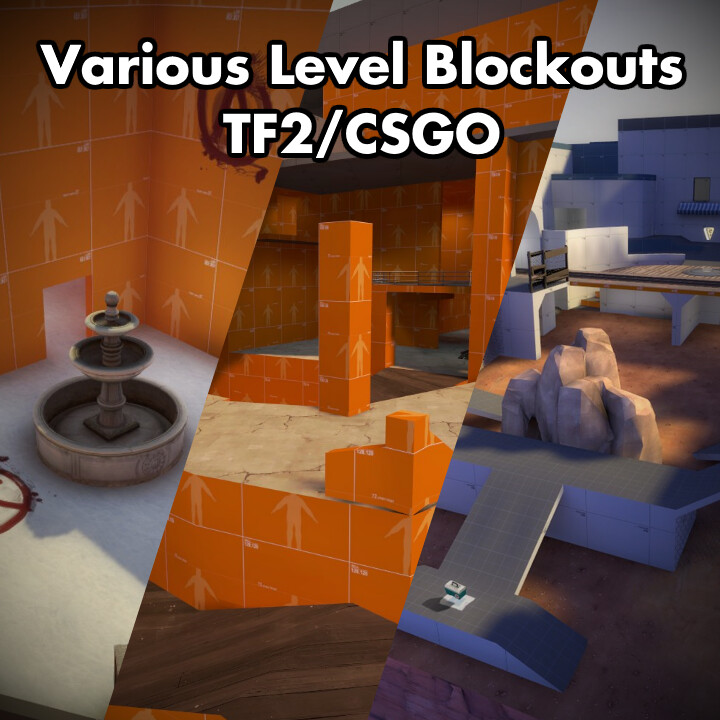 ArtStation - Various Level Design Blockouts (TF2 & CSGO)
