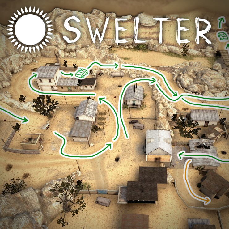 ArtStation - Steppe village level design