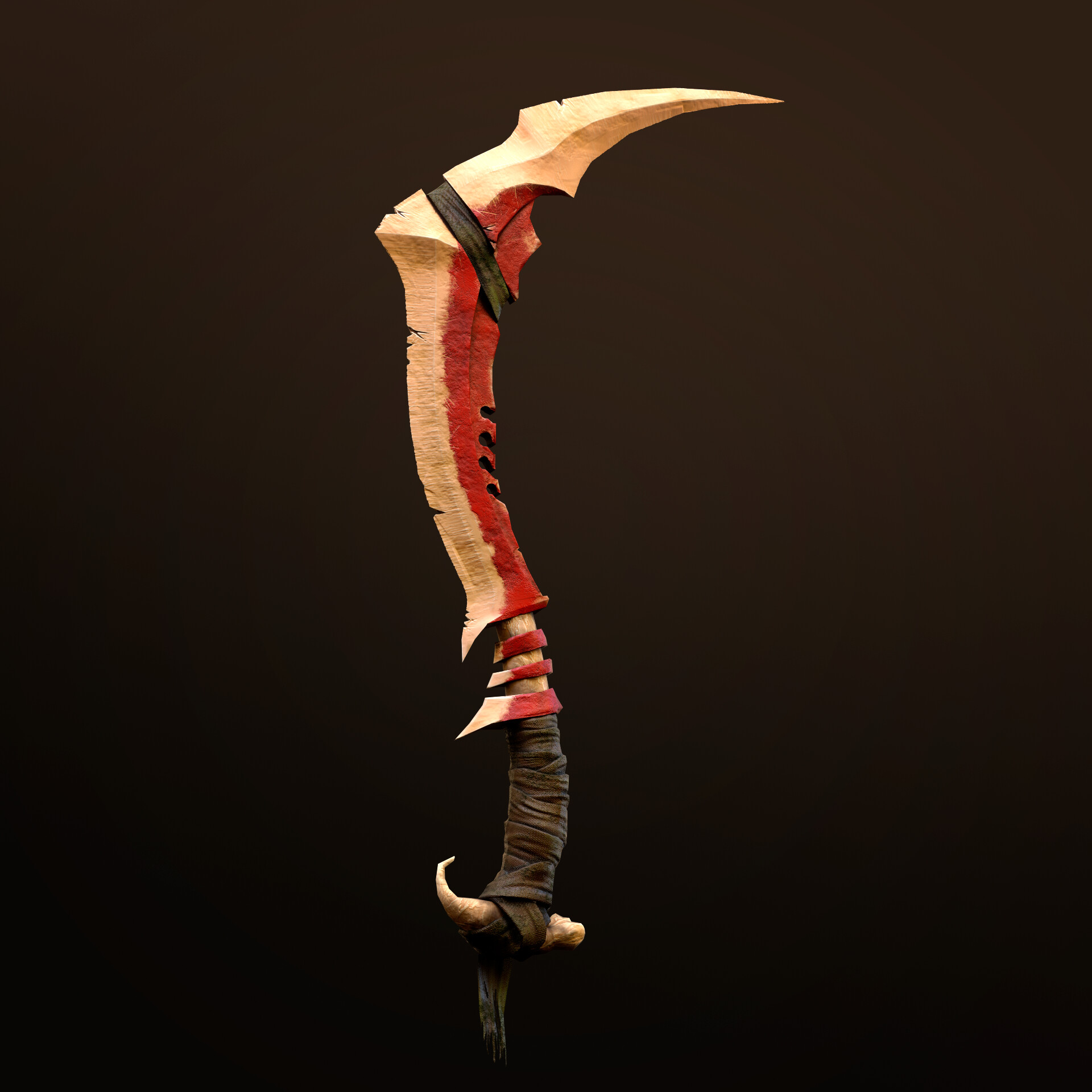 ArtStation - Curved Bone Sword