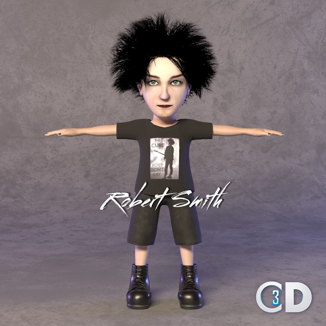 ArtStation - Robert Smith 3D Model