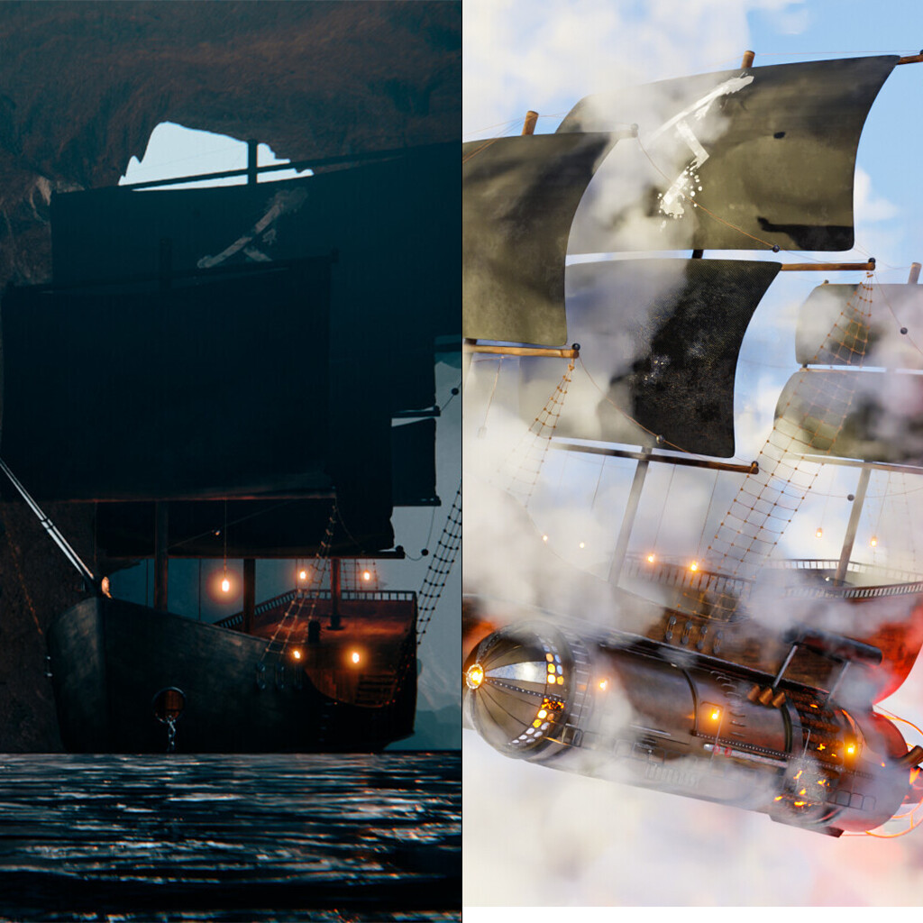 ArtStation - Ship Render