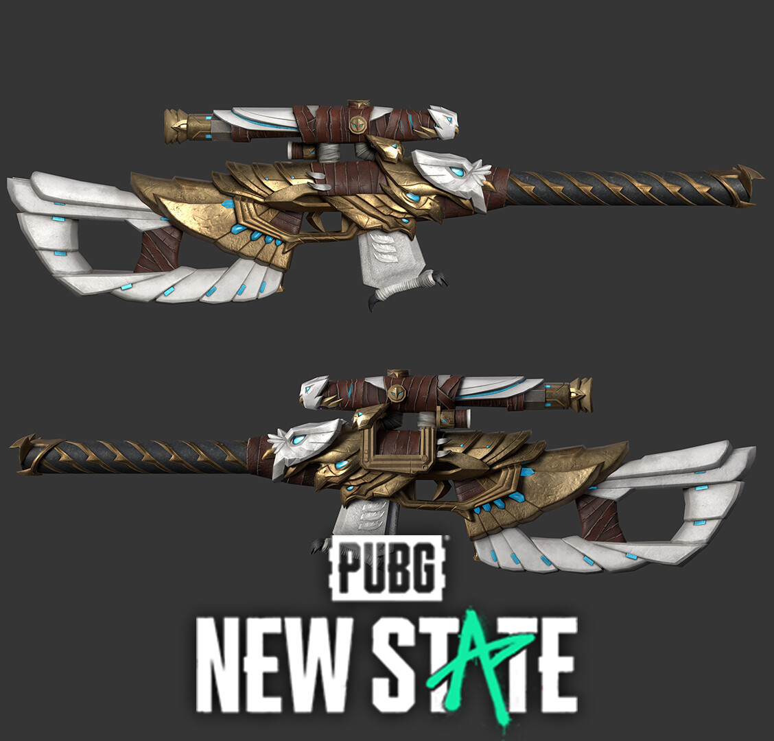 ArtStation - PUBG New State - OwlAssassin Weapon DMR_VSS_+ Scope