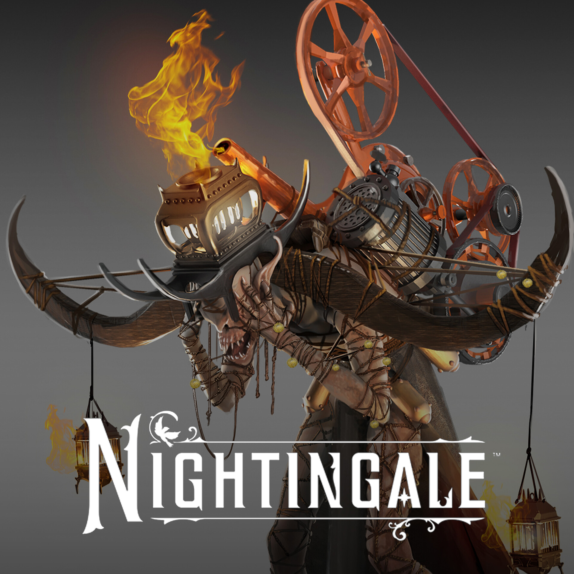 ArtStation - Nightingale Game - Bound Flamespitter Concept