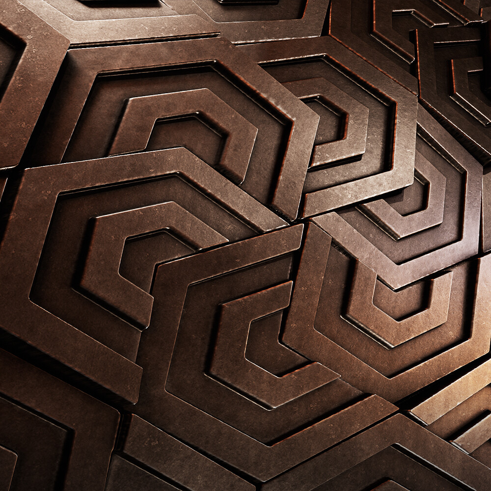 ArtStation - Symmetry Wall Tiles