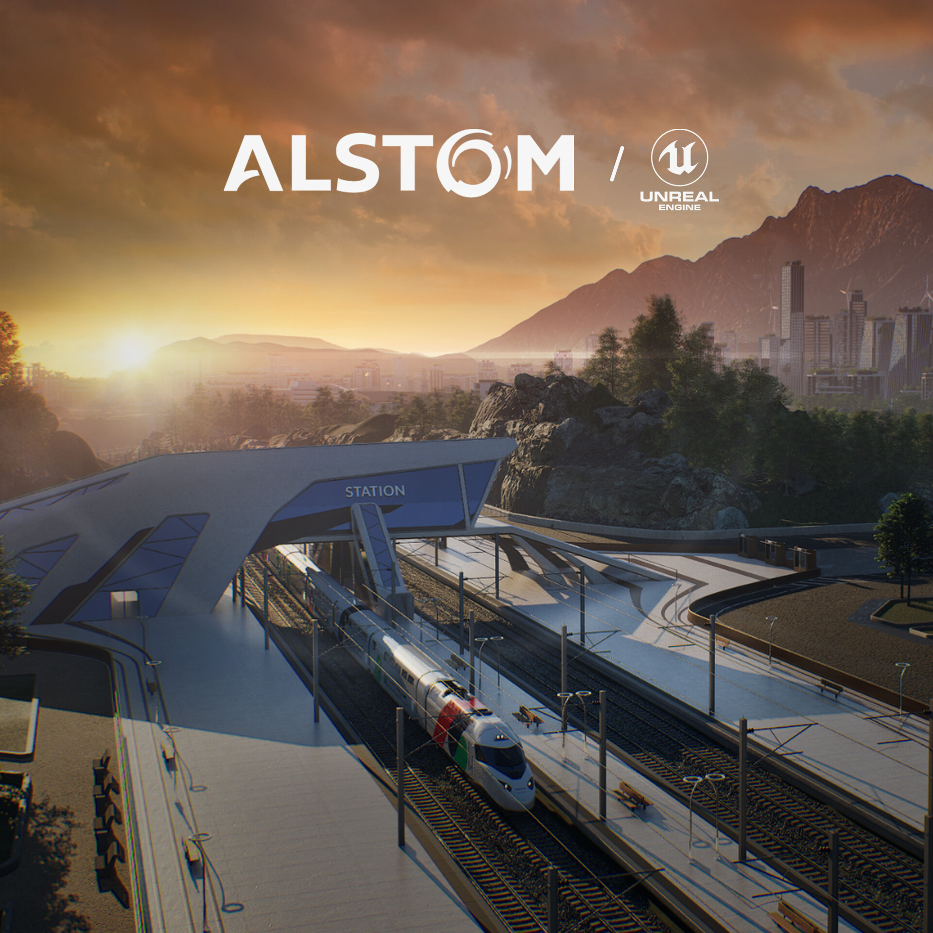 ArtStation - Alstom's Virtual City - Unreal Engine 5 work for SoWhen?