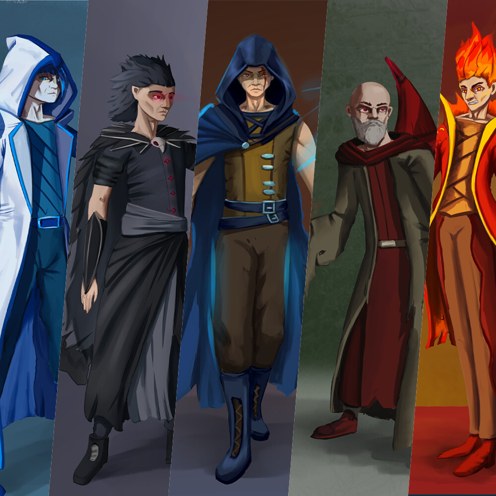 ArtStation - Villian wizard concepts