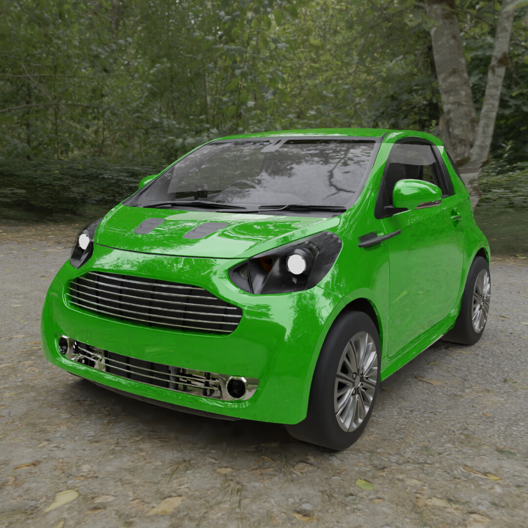 ArtStation - Aston Martin Cygnet (3D model with Engine Sounds)
