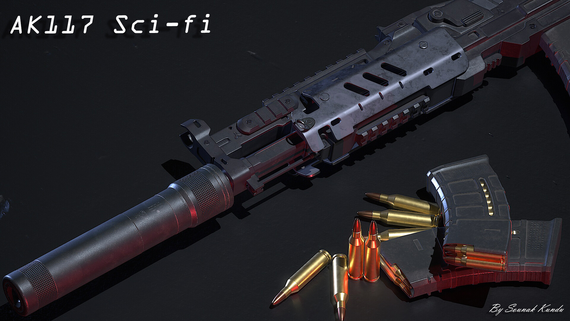 ArtStation - AK117 Sci-fi 3D Model