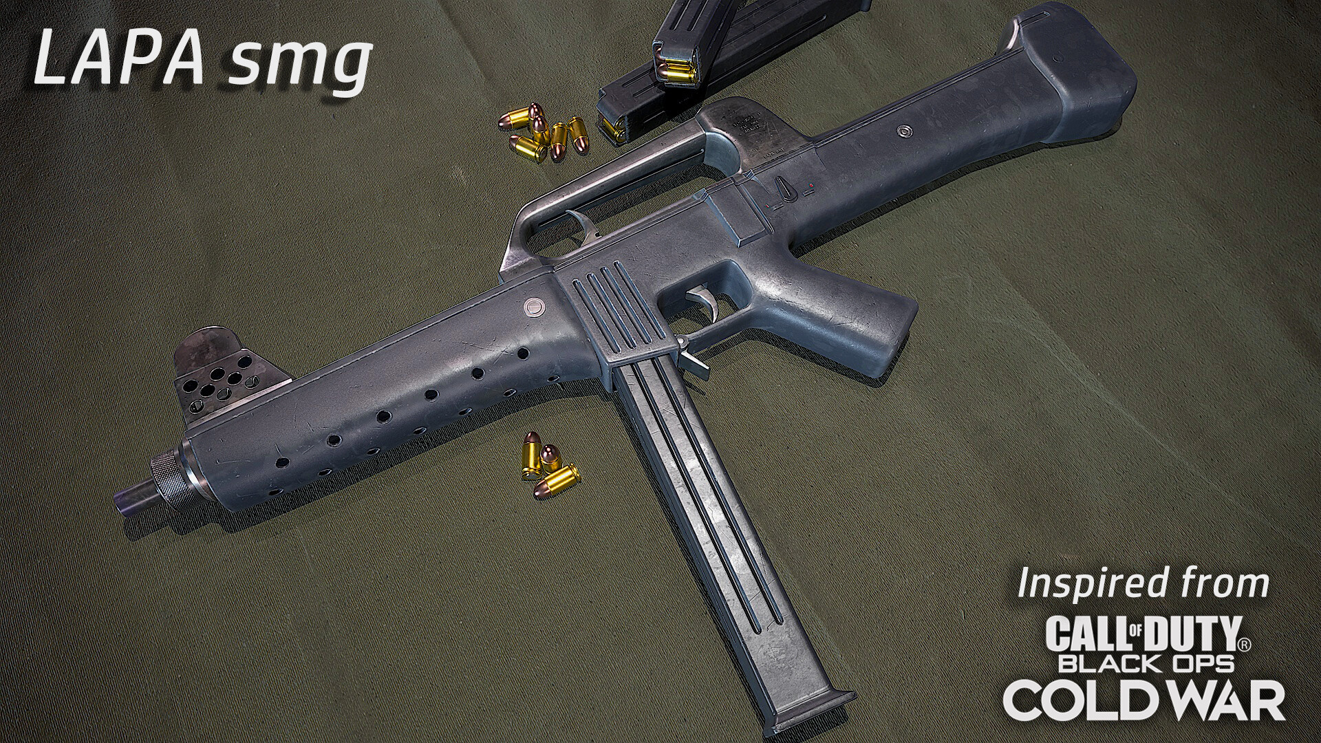 ArtStation - LAPA Smg Game Ready 3D Model (Fan Art of "Call of Duty ...