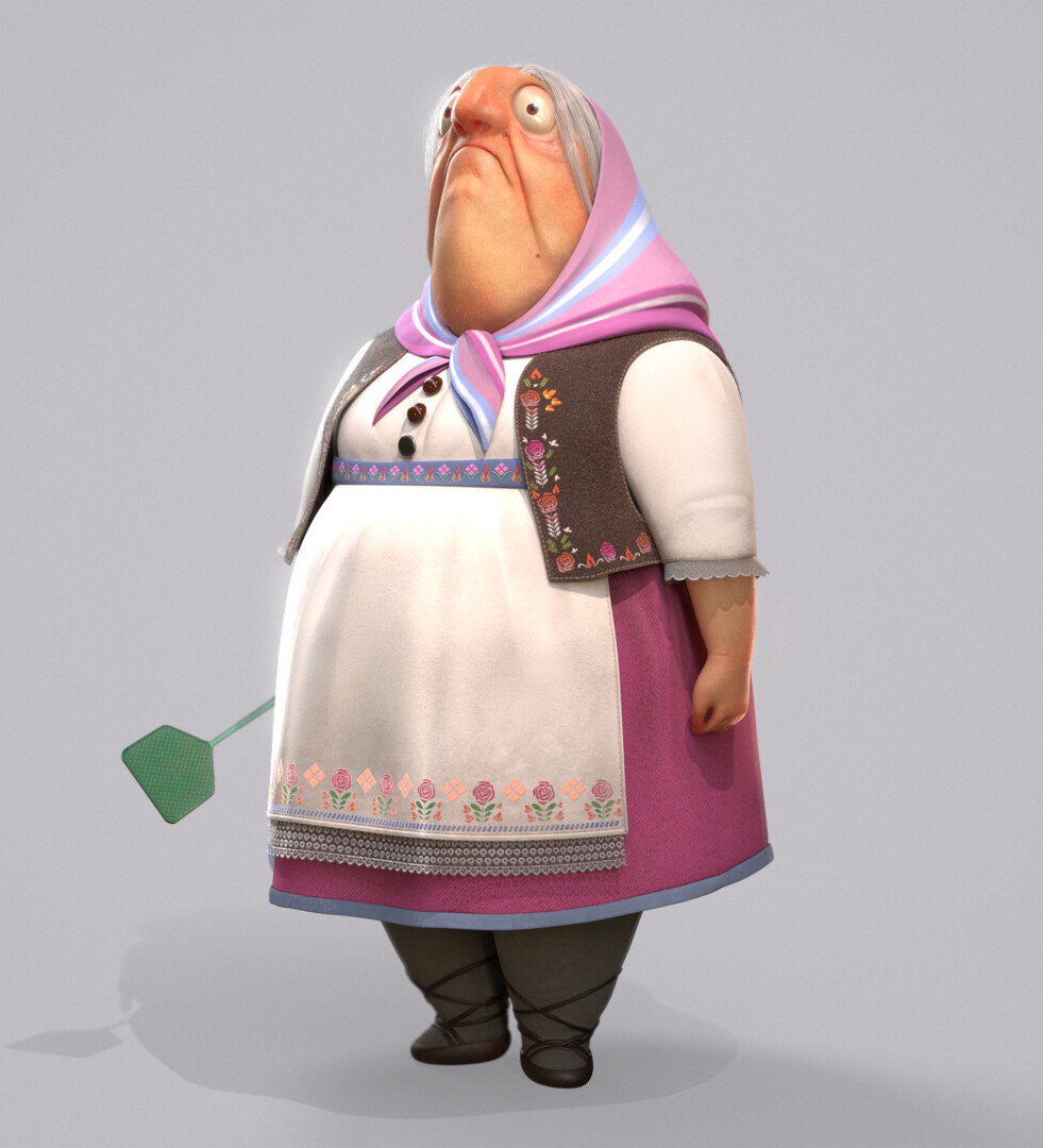 ArtStation - Grumpy Grandma