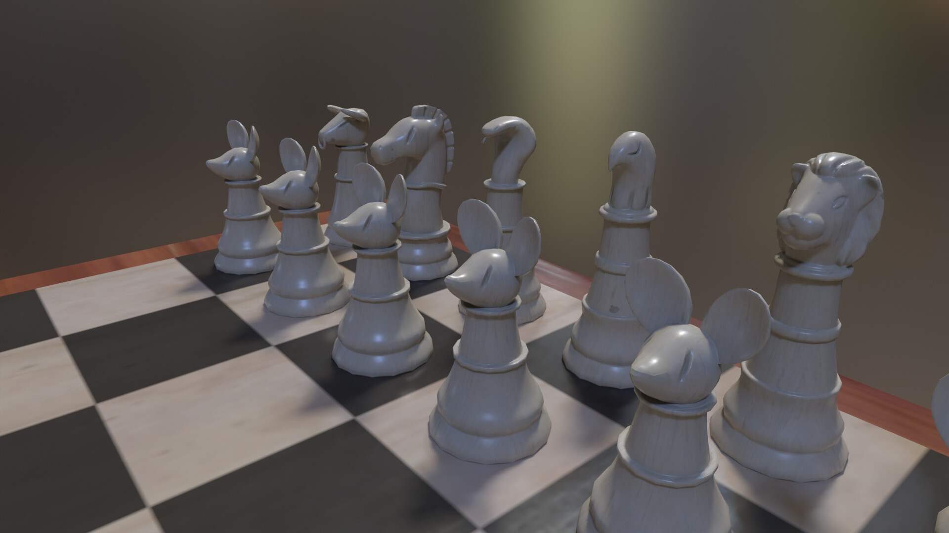 ArtStation - Animal Chess Set