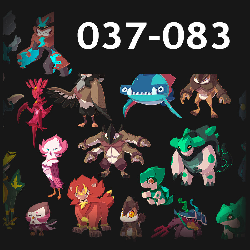 ArtStation - TEMTEM - Character Design (037-083)