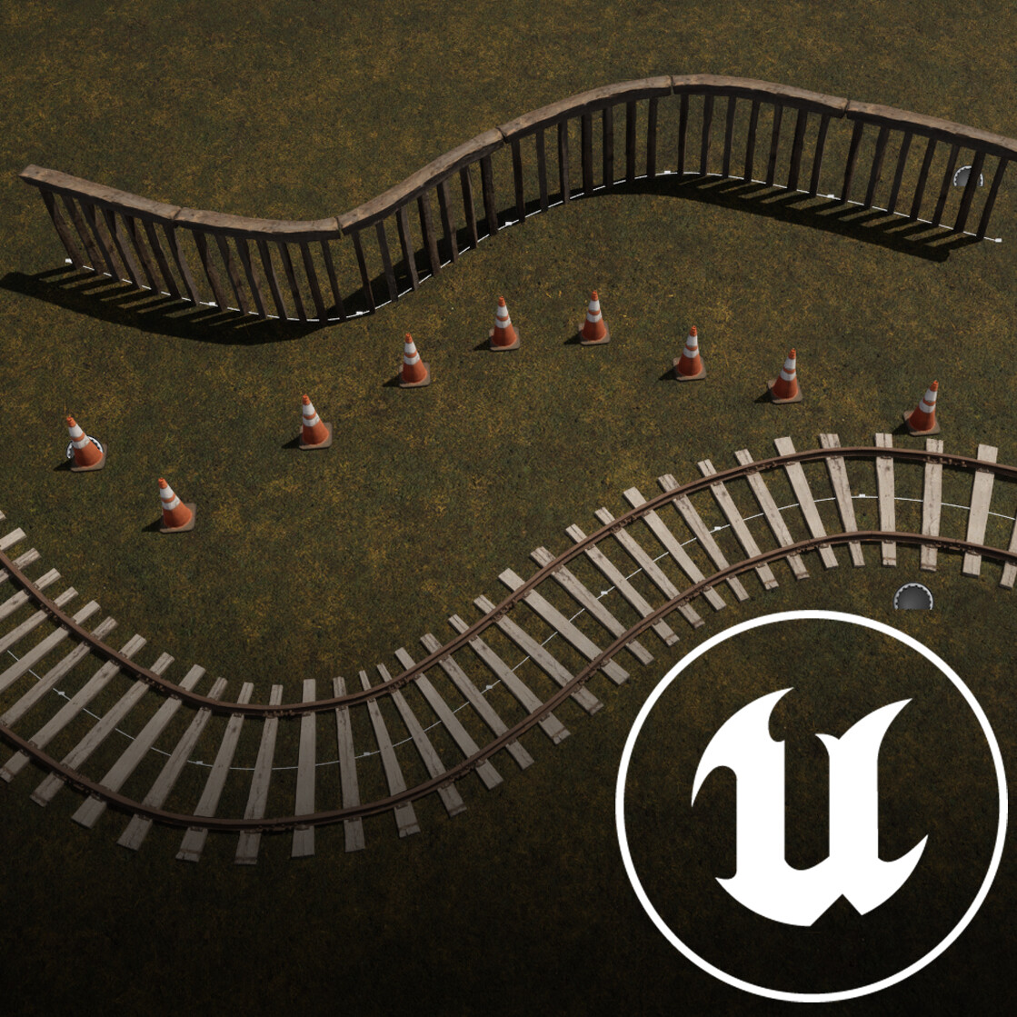 ArtStation - Object placement along a spline- Unreal 5.1 Blueprints