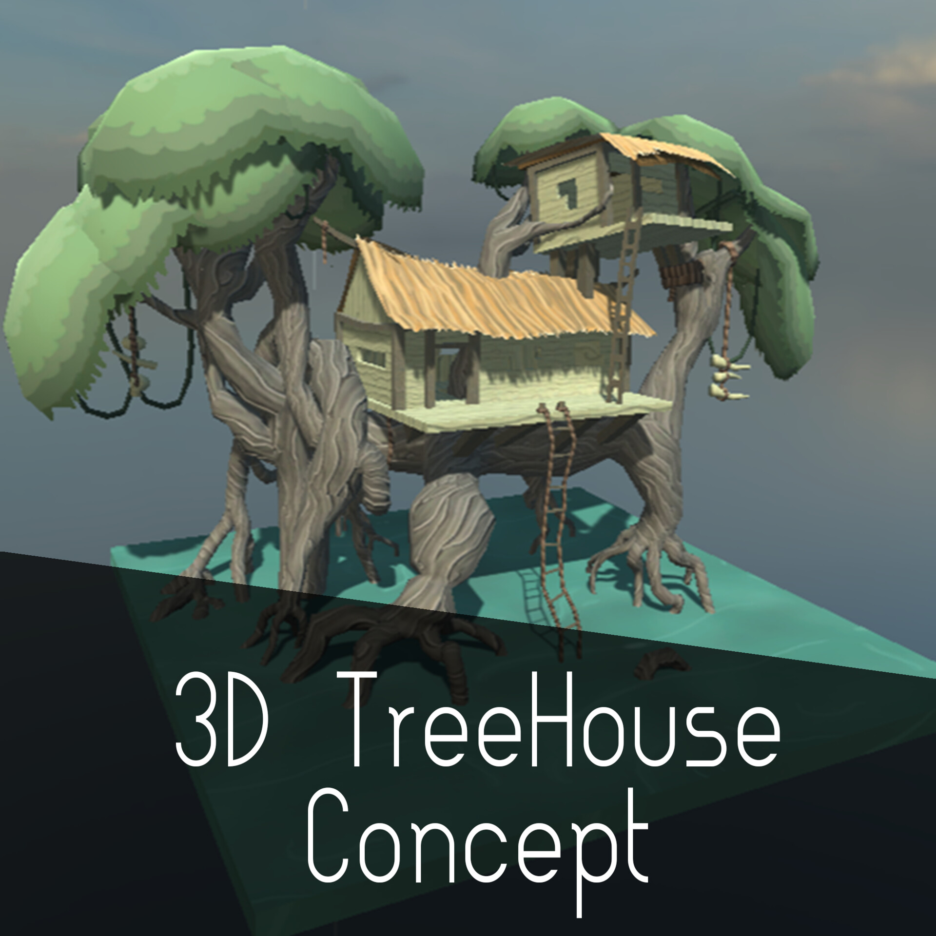 ArtStation - 3D TreeHouse