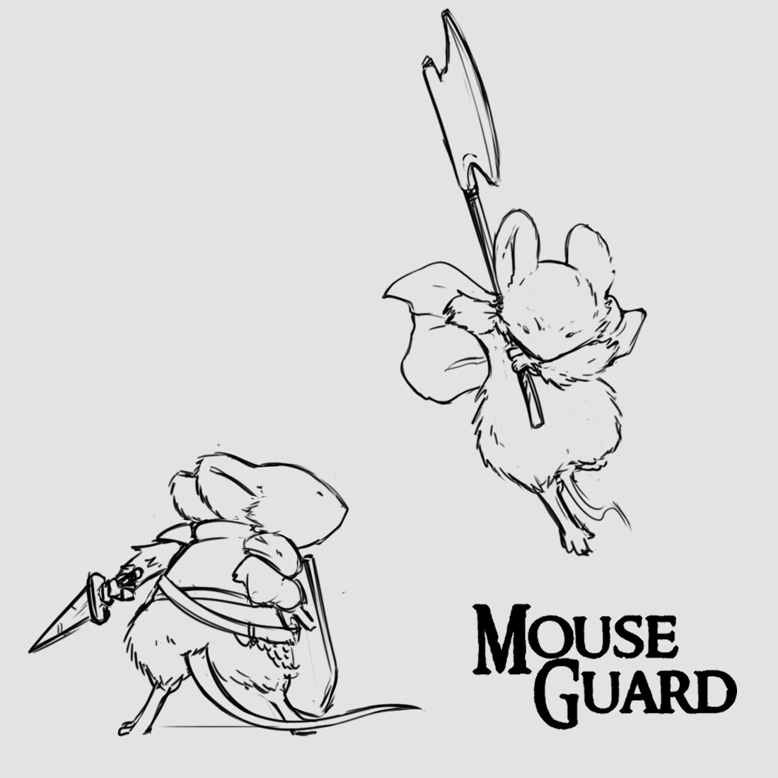 ArtStation - Mouse Guard - Concept Art for Board Game
