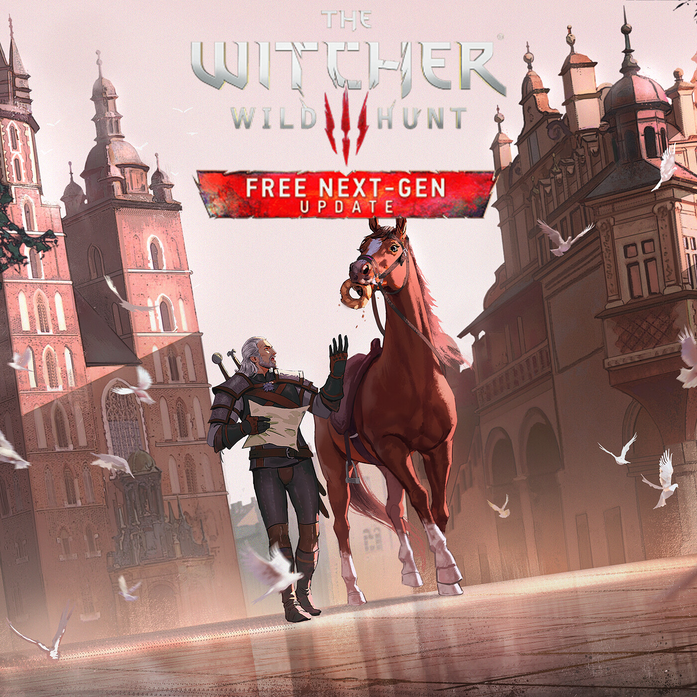 ArtStation - Geralt & Roach - Witcher 3: The Wild Hunt Next Gen update Promo art
