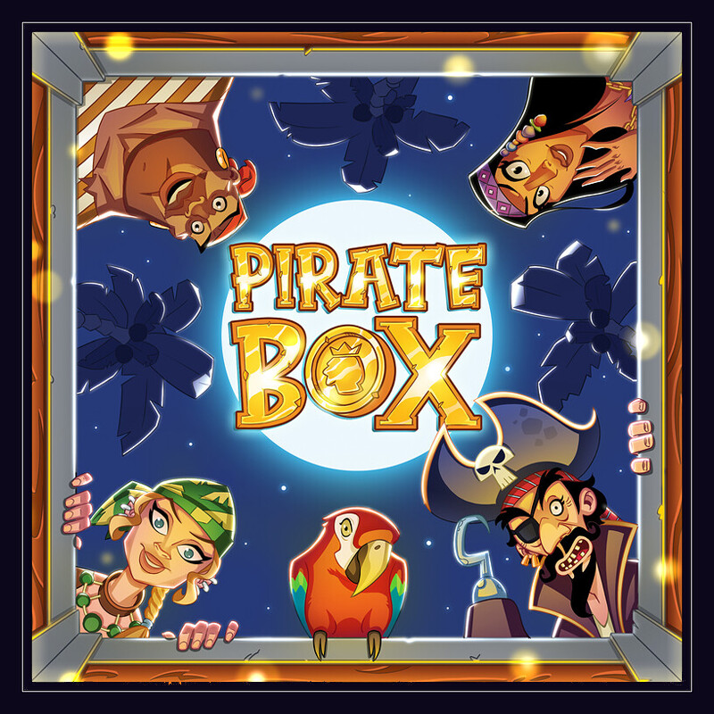 ArtStation - Pirate Box Board Game Art
