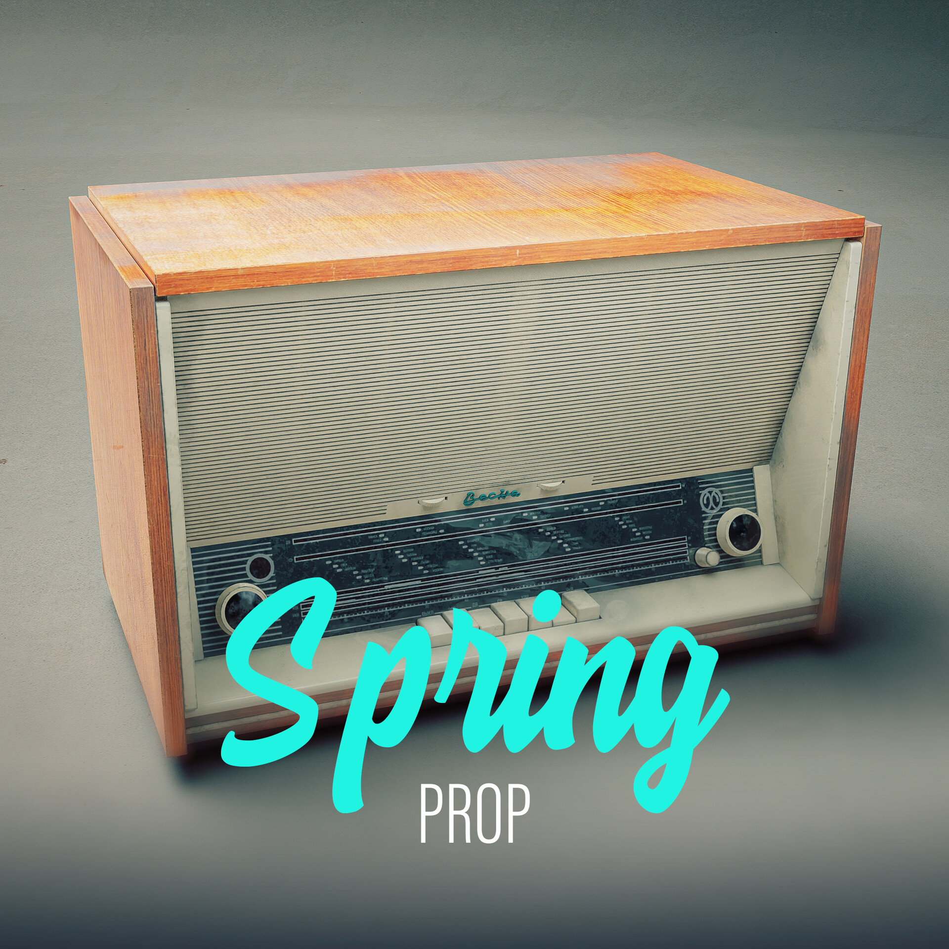 ArtStation - "Spring" radio receiver