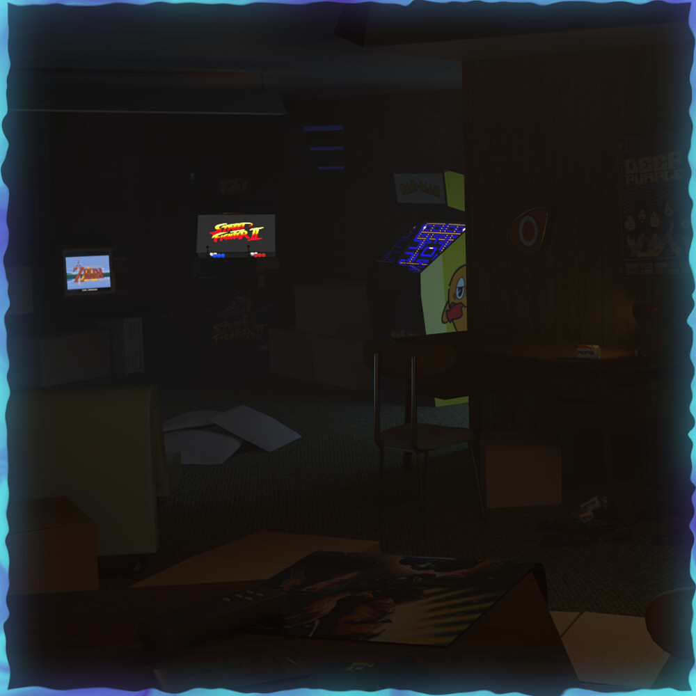 ArtStation - Basement 80's
