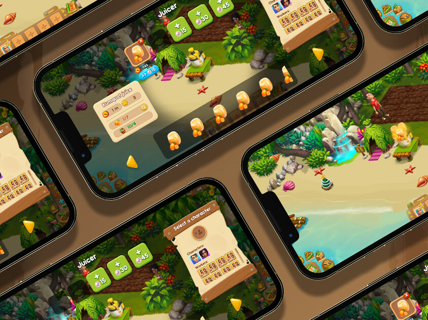 ArtStation - Manufacturing game UI (concept)