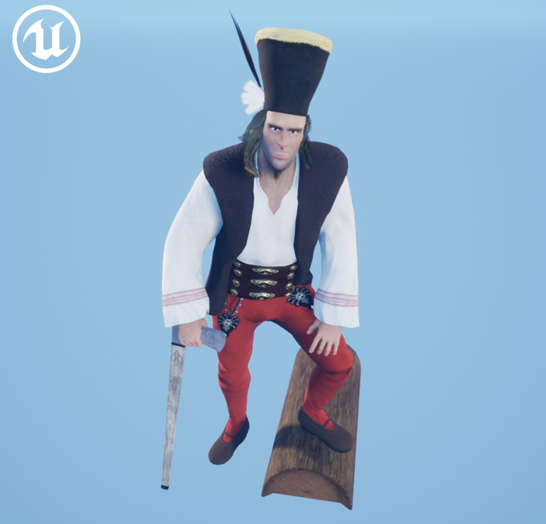 ArtStation - Janosik- character art with props