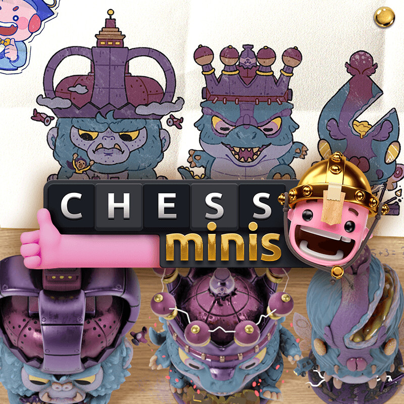 ArtStation - Chess Minis - Skins II