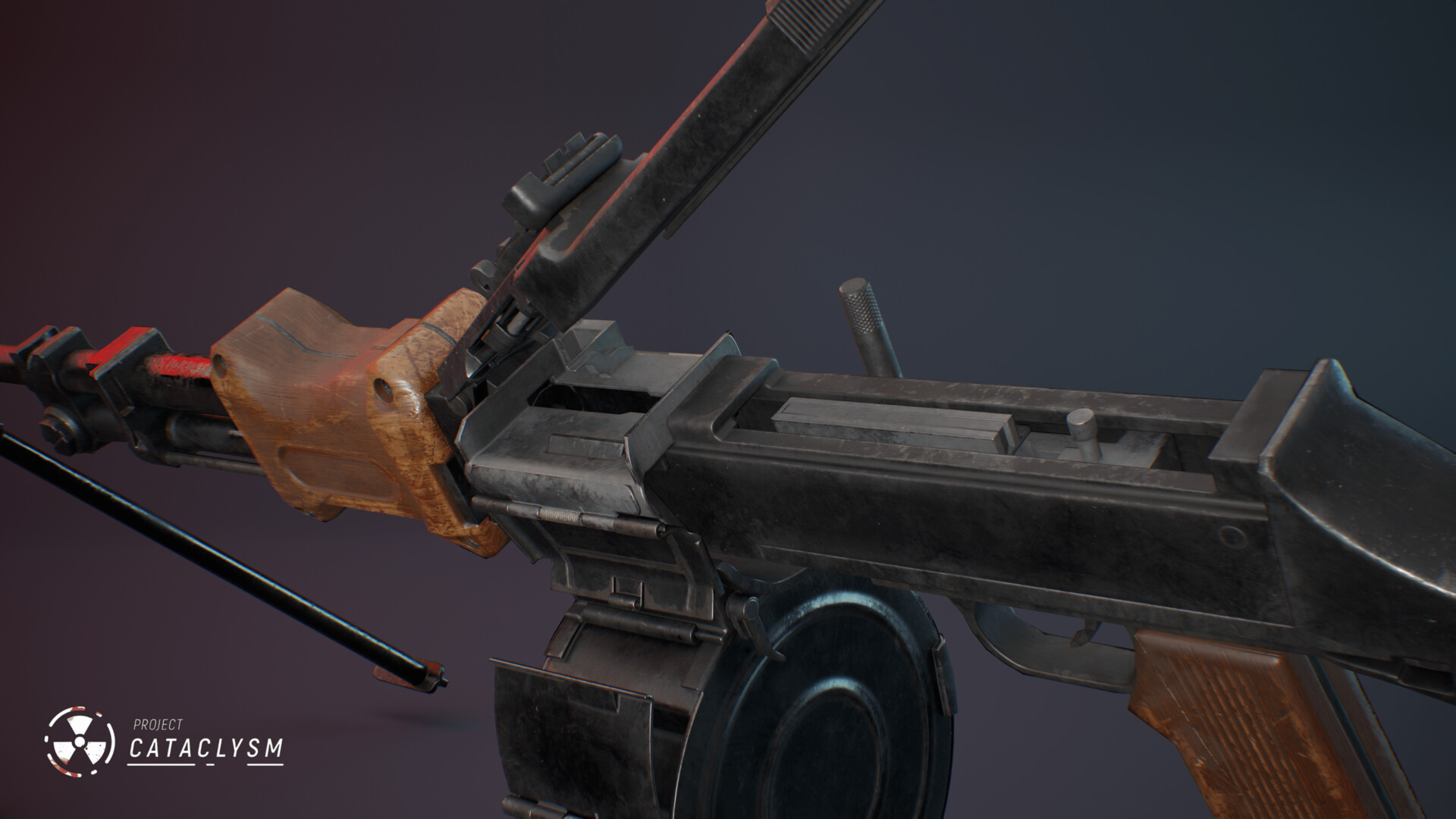 ArtStation - RPD light machine gun