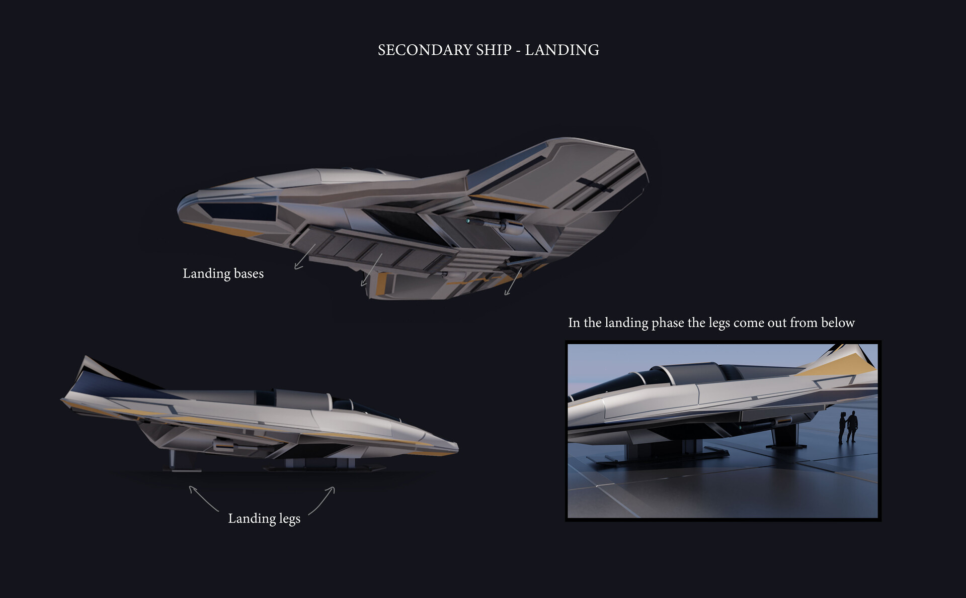 ArtStation - Spaceship Project: Secondary vehicle