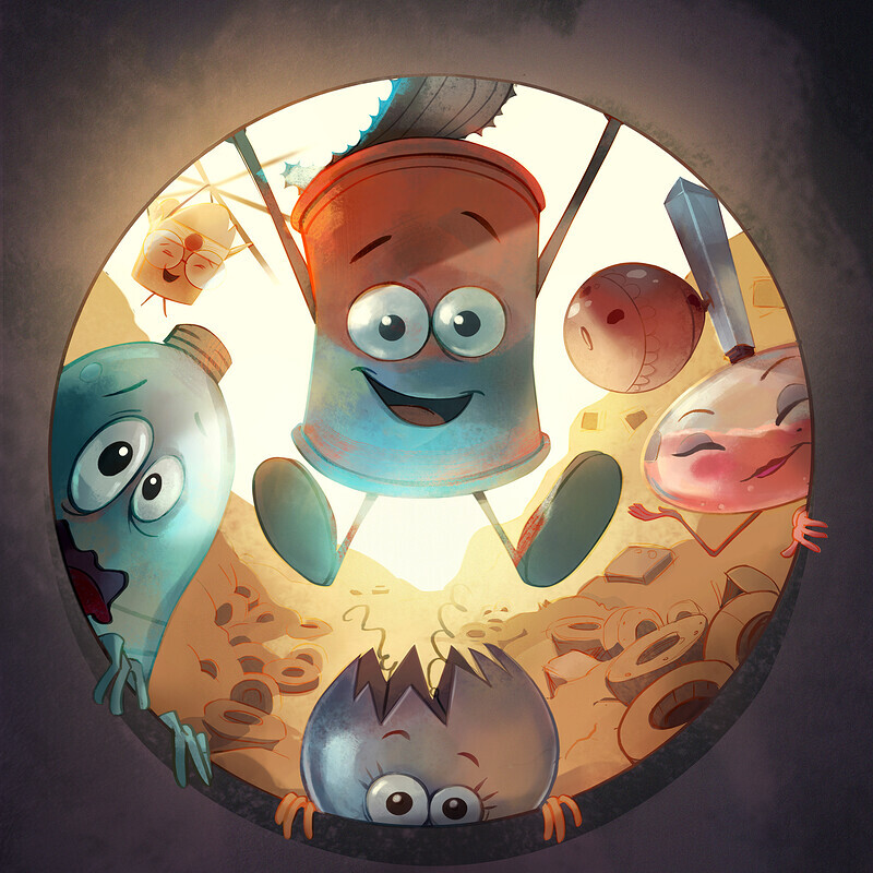 ArtStation - Garbage Heroes - Concept and Character Design