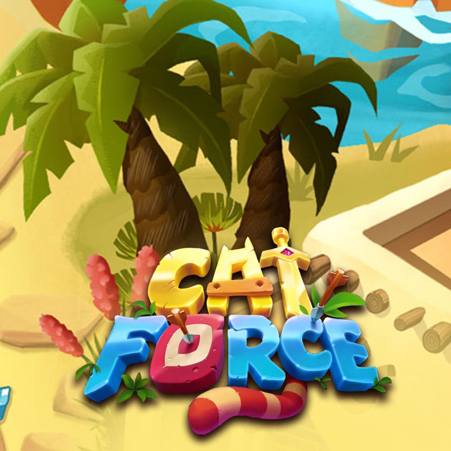 ArtStation - Props vegetation for Cat Force