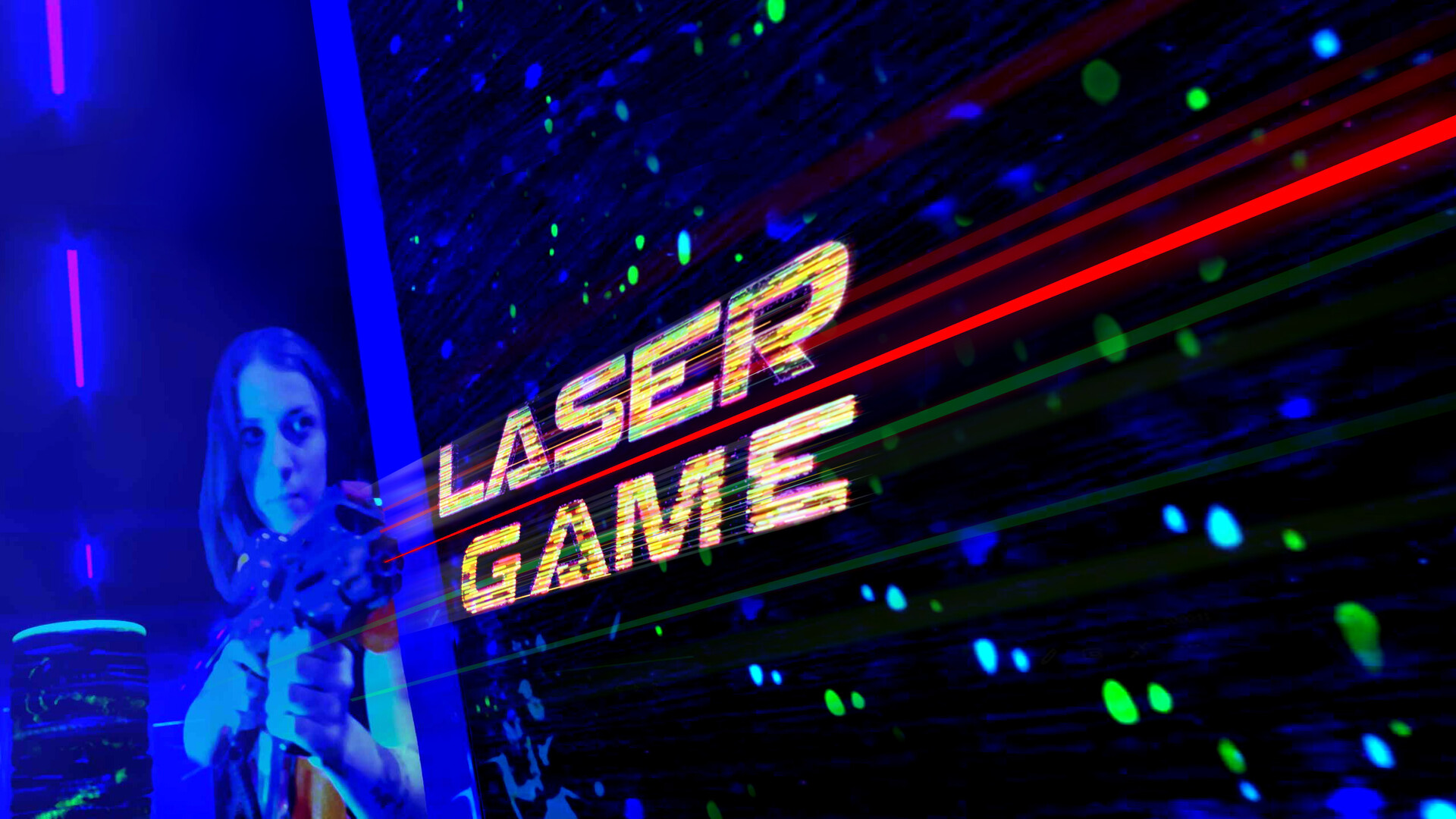 ArtStation - Laser Game (Real actress)