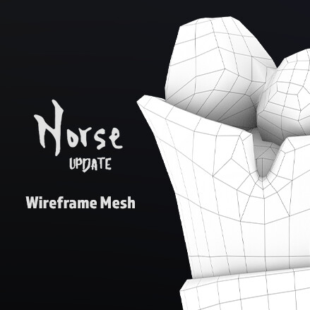 ArtStation - Norse Update - Wireframe Mesh Renders